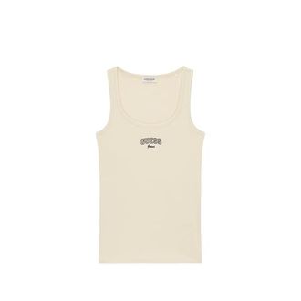 Guess D&eacute;bardeur en coton m&eacute;lang&eacute; avec logo