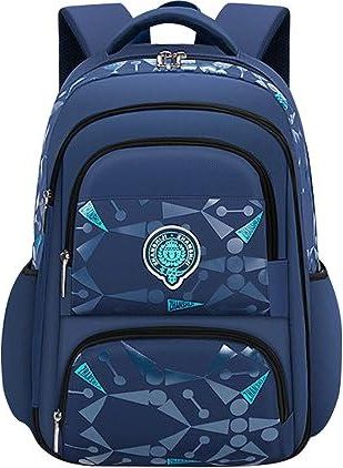 Generic Sac &agrave; dos pour l&eacute;cole, les adolescents, les enfants, les gar&ccedil;ons, sacs d&eacute;cole robuste, l&eacute;ger, avec beaucoup de poches, sac &agrave; dos grand, a, taille uniq