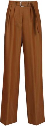 Dries Van Noten Pantalons D&eacute;contract&eacute;s - Marron