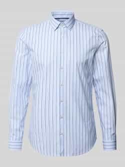 Jake*s Slim Fit Business Hemd aus Baumwoll mit Kentkragen