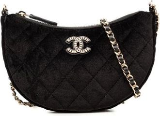 Chanel Sac bandouli&egrave;re vintage doccasion - Femme - Pre-owned - Noir - Taille: ONE Size