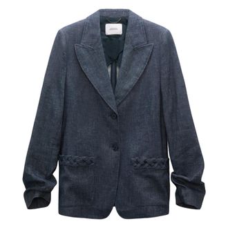 Dorothee Schumacher Fluid Denim Blazer - - Jackets - Herren - Blau - XL