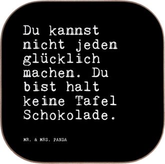 Mr. & Mrs. Panda bar untersetzer Du Kannst Nicht jeden... - Geschenk, gläseruntersetzer, Tischuntersetzer, Süßes, Sprüche, Glas, Spruch Weisheiten Zitate Lustig Weishe