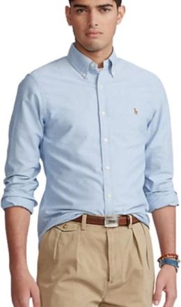 Ralph Lauren Homme, Chemises, Bleu, Taille: L Oxford Shirt