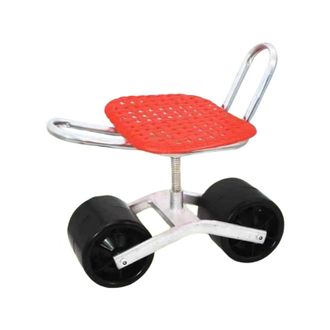 Generic 360&deg; Drehbarer, H&ouml;henverstellbarer Stuhl, Robuster Gartenhocker, Rollbarer Gartenwagen Mit 2 R&auml;dern, for Rasen Und Garten