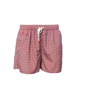 Kiton Short Swim Boxer - - Swimwear - Herren - Rot - L