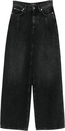 Dolce & Gabbana Femme, Jeans, Noir, Taille: 40 FR Wide Jeans