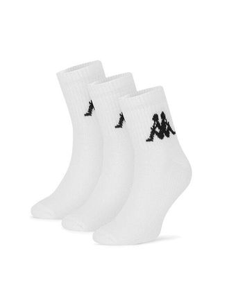 Kappa Lange Socken Z4444_AW24 (3-PACK) Wei&szlig;
