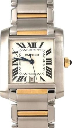 Cartier Pre-owned Tank Francaise Stainless Steel Yellow Gold - Homme - Pre-owned - Multicolore - Taille: ONE Size