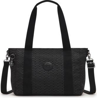 Kipling ASSENI S Kleine Tragetasche, Tragetaschen, Signature Emb (Schwarz)