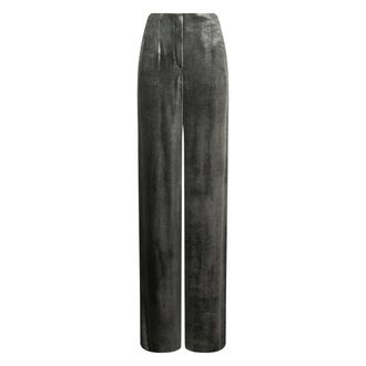 Alberta Ferretti Straight Pants - - Trousers - Damen - Grau - S