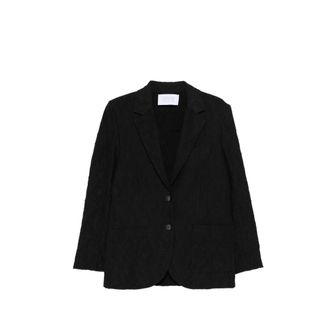Harris Wharf London Textured Single-breasted Jacket