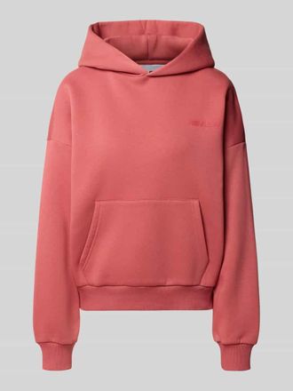 Review Hoodie mit Logo und K&auml;nguru-Tasche