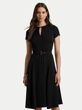 Lauren Ralph Lauren Coctailkleid 200973369002 Schwarz Flare Fit