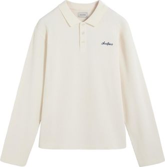 Scalpers Waffle Emb Polo Sweater