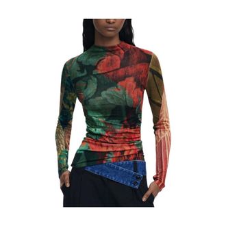 Desigual Tapiz Lacroix Jersey - Femme - Tops - Multicolore - Taille: 38 FR
