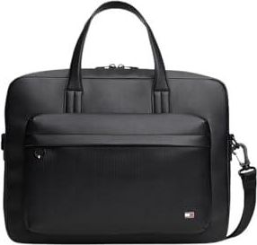 Tommy Hilfiger Th Flag Computer Bag Am0Am13989, Sac dordinateur Homme, Black (Black), Taille Unique