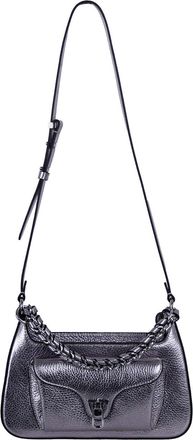 Coccinelle Schultertasche - Silber