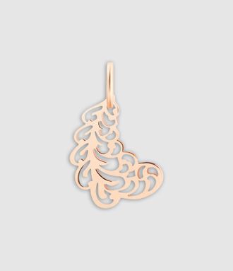 Ginette NY Pendentif Mini Feather Or Rose