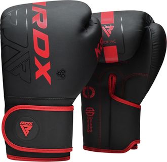 RDX Sports Boxhandschuhe, Muay Thai Kickboxen Sparring, Maya Hide Leder Kara Boxing Gloves Männer Damen, Boxsack Punchinghandschuhe, Kickboxhandschuhe MMA Kampfs