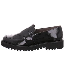 Paul Green Slipper & Mokassin 1037-004, Lack/Brush, Schwarz, Damen EU 6/39