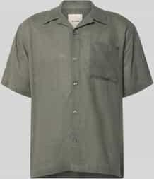 Only & Sons Relaxed Fit Freizeithemd aus Leinen-Viskose-Mix Modell LAURENCE