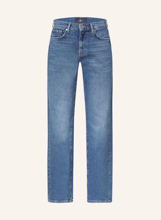 7 For All Mankind Straight Jeans Tess Trouser blau