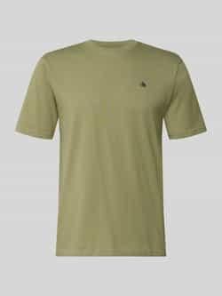 Scotch & Soda T-Shirt mit Label-Stitching und Rundhalsausschnitt