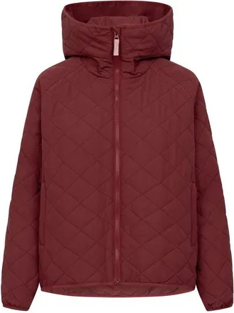 Derbe Steppjacke Quiltby Short Wasserabweisend, Kapuze, 2-Wege Reis&szlig;verschluss