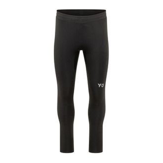 Yohji Yamamoto Laufleggings - - Sport - Herren - Schwarzk - M