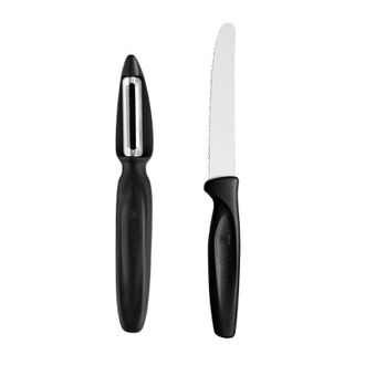 W&uuml;sthof WUSTHOF 2-teiliges Messer- und Sch&auml;ler-Set - Schwarz