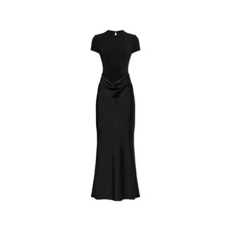 Rotate Kleid aus gemischten Materialien - - Dresses - Damen - Schwarzk - S