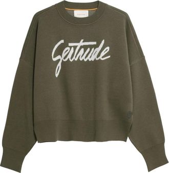 Gertrude Femme, Pulls, Vert, Taille: 40/42 FR Nath Script Pullover