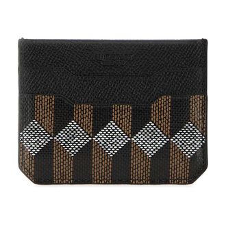 Au D&eacute;part Bedruckter Leder-Kartenhalter - - Accessories - Damen - Mehrfarbig - ONE SIZE