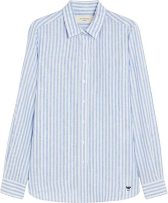 Max Mara Damen, Blusen & Hemden, Blau, MGröße