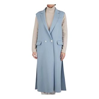 Kiton Eleganter Mantel - - Suits - Damen - Blau - L