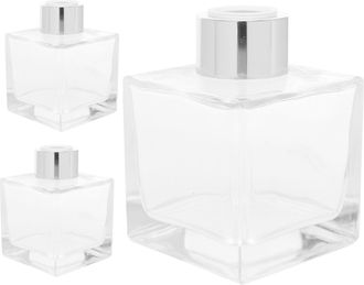 SOLUSTRE 3 Stück Ätherische Öl Flaschen aus Glas Nachfüllbare Aroma Fläschchen Kompakt Sicher und Langlebig für Aromatherapie Spa Büro und Zuhause Praktische D