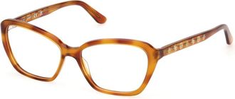 Guess unisex, Accessoires, Brun, Taille: 52 MM Cat-eye Optical Frame