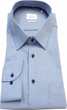 Eterna Herren Comfort Fit Hemd (DE/NL/SE/PL, Kragenweite, 44, Regular, Regular, dunkelblau)