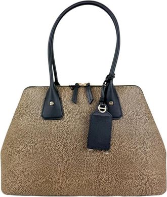 Borbonese Femme, Sacs, Beige, Taille: ONE Size Gemini Bauletto L