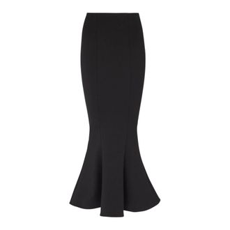 Balmain Grain de poudre midi skirt - Femme - Jupes - Noir - Taille: 38 FR