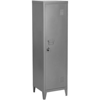 Furniture R FurnitureR Armoire de d&eacute;p&ocirc;t en m&eacute;tal avec casier, armoire de stockage Armoire de plancher Organisateur de stockage en m&eacute;tal pour salon Salle de bains