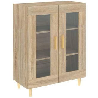 vidaXL Buffet chêne sonoma 69,5x34x90 cm bois dingénierie Vidaxl