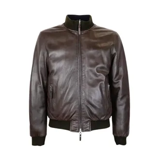 The Jack Leathers Herren, Jacken, Braun, LGr&ouml;&szlig;e
