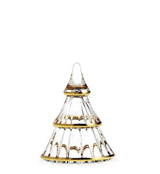 Holmegaard Weihnachtsbaum klein M&auml;rchen Dekoration Handgepresstes bemaltes Glas