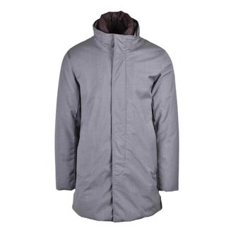 Woolrich Giaccone Mantel - - Coats - Herren - Grau - L