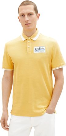 Tom Tailor Herren Poloshirt mit Logo-Print