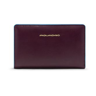 Piquadro Blaue quadratische Brieftasche - - Accessories - Damen - Rot - ONE SIZE