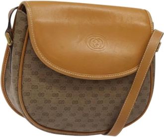 Gucci Pre-owned Cuir sacs-gucci - Femme - Pre-owned - Beige - Taille: ONE Size