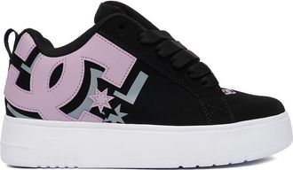 DC Sneakers DC Shoes EO-COURT GRAFFIK PLATFORM DC02422003 Schwarz